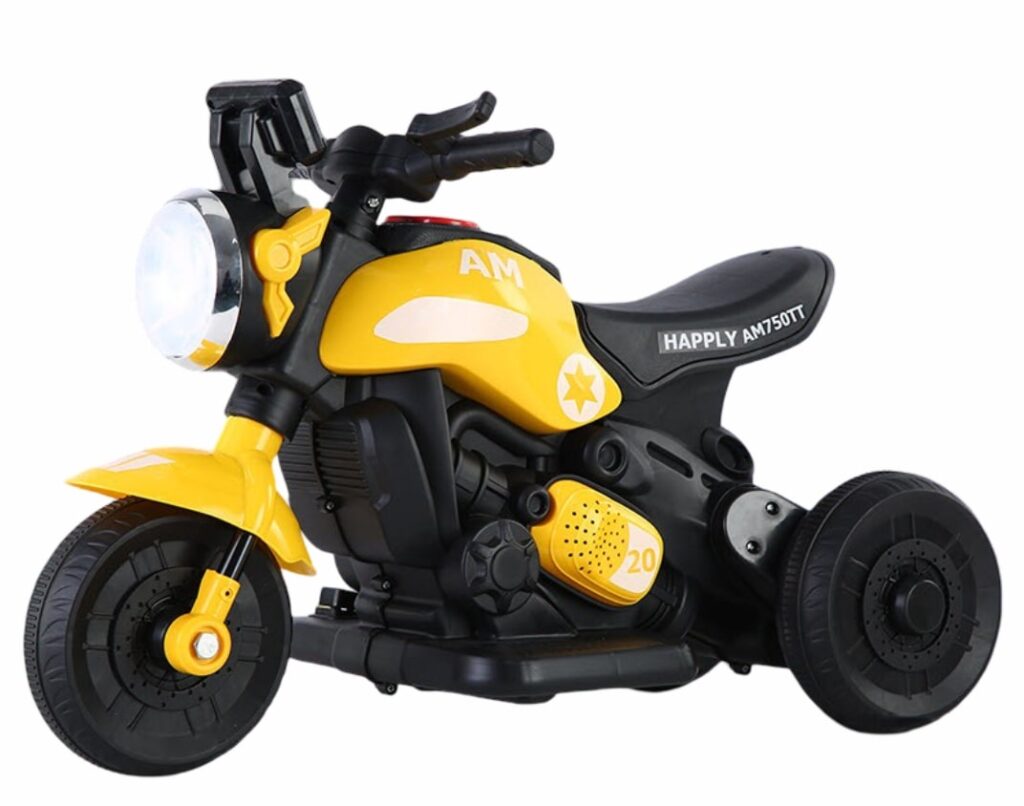 Xe máy điện trẻ em Simson 606 cho bé trai 1–4 tuổi yêu thích khám phá